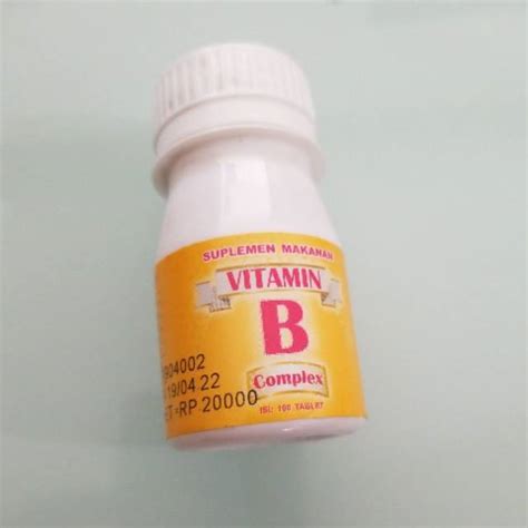 Vitamin B Complex Isi 100 Lazada Indonesia