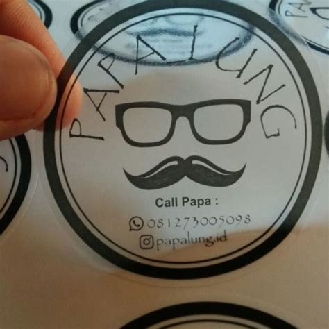 Jual Bikin Stiker Transparan Cetak Label Pesan Stiker Buat Stiker Online Kota Semarang
