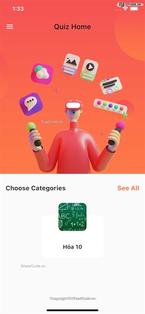 Đồ án Hệ Thống App Trắc Nghiệm 2021 Quiz App Website Tạo Câu Hỏi 9