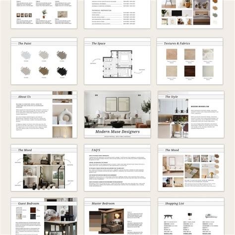 Design Proposal Template Minimal Interior Design Proposal Template