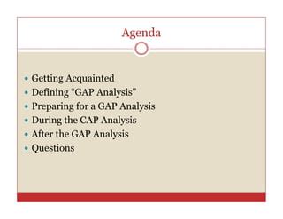 Conduct A Gap Analysis Of A Validation Programme PDF