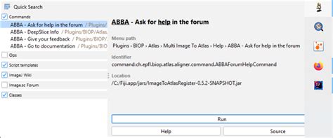 ABBA Not Compatible With Elastix Issue BIOP Ijp Imagetoatlas GitHub