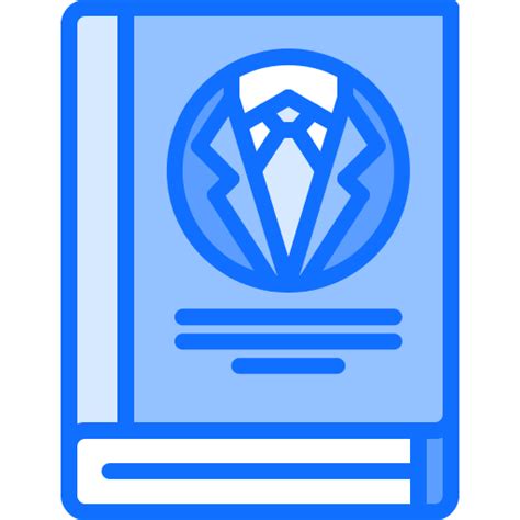 Business Coloring Blue Icon
