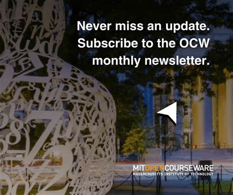 Mit Opencourseware On Linkedin Newsletter Highereducation Onlinelearning Lifelonglearning