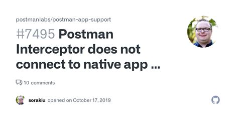 Postman Interceptor Does Not Connect To Native App On Mac Os · Issue