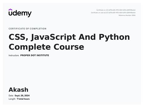 Akash E On Linkedin Successfully Completed Css Javascript And Python