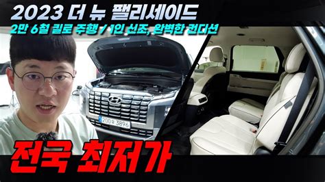 완벽한 신형 더 뉴 팰리세이드 전국 최저가 판매 Youtube