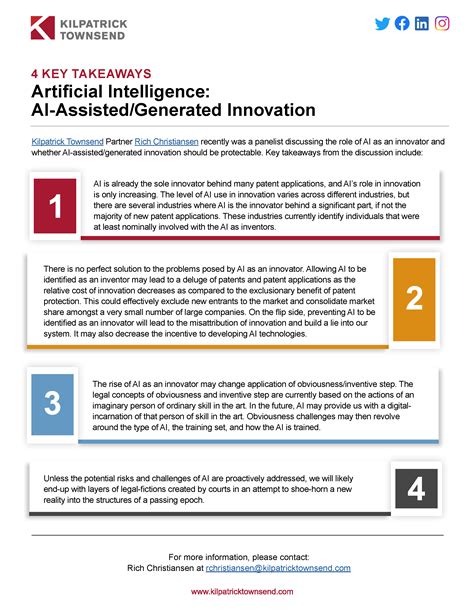 4 Key Takeaways Artificial Intelligence Ai Assistedgenerated Innovation