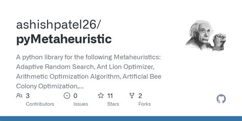 Github Ashishpatel26pymetaheuristic A Python Library For The