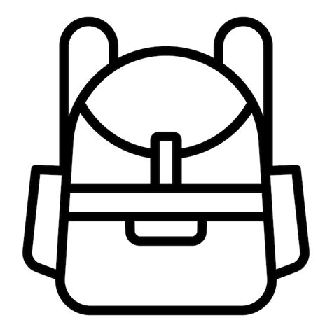 Premium Vector Biker Backpack Icon Outline Vector Motor Gear Engine Gear