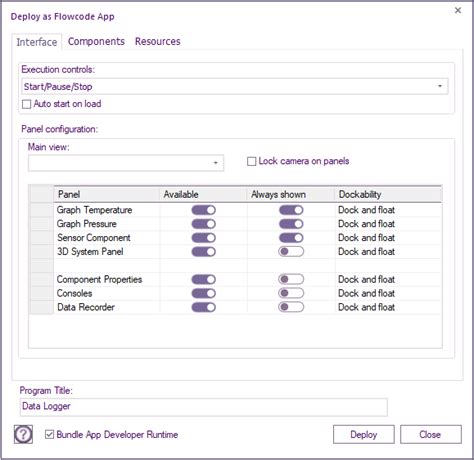 Deploying Pc Developer Apps Flowcode Help