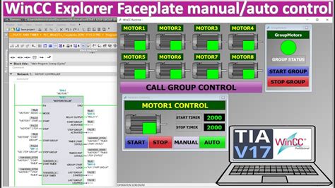 Wincc Explorer V75 Create Faceplate For By Using Tagprefix Full