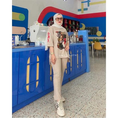 Jual One Set Stelan Wanita Terbaru Oversize Matt Catun Combed 20s Premium Shopee Indonesia