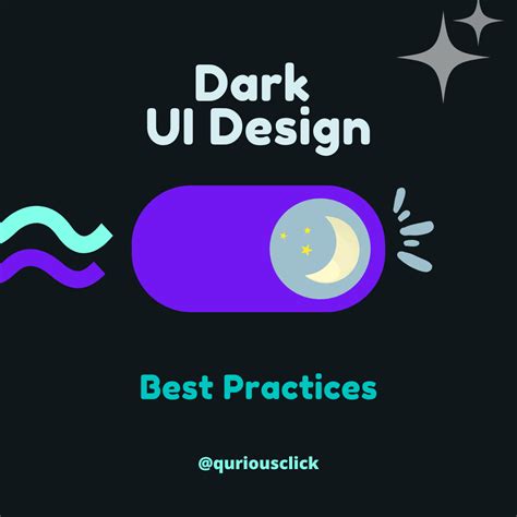 Dark UI Design Best Practices Mobile Application Web Application Design And Development