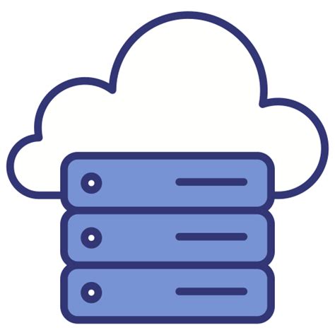 Web Hosting Generic Blue Icon