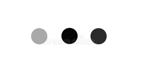 Old School Classic Black And White Circle Loading Swipe Animation Stock