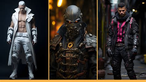 Artstation 303 Cyberpunk Male Costume Artworks