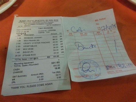 Makan Seafood Di TOP SPOT Kuching