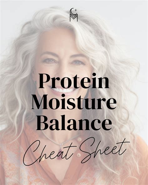 Protein Moisture Balance Cheat Sheet Curl Maven
