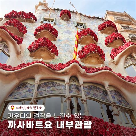 바르셀로나 여행 가우디의 까사바트요 예약과 내부 관람 후기 네이버 블로그