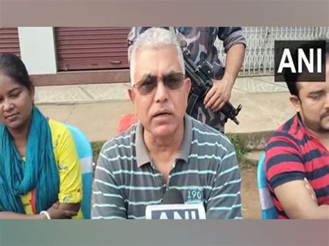 Protected A Criminal Rapist Bjp Mp Dilip Ghosh Slams Tmc Over