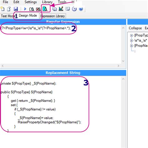 Custom Getter Setters In C Using Regular Expression Based Templates