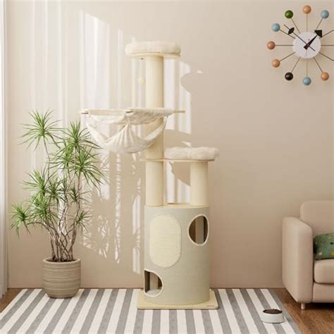 Kamaboko 74” Large Cattall Cat Tree Tower Multi Level