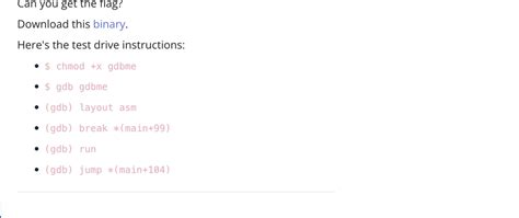 Picoctf Gdb Test Drive Walkthrough Dev Community