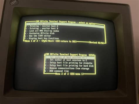 Unknown Ibm Terminal Support Program R Vintagecomputing