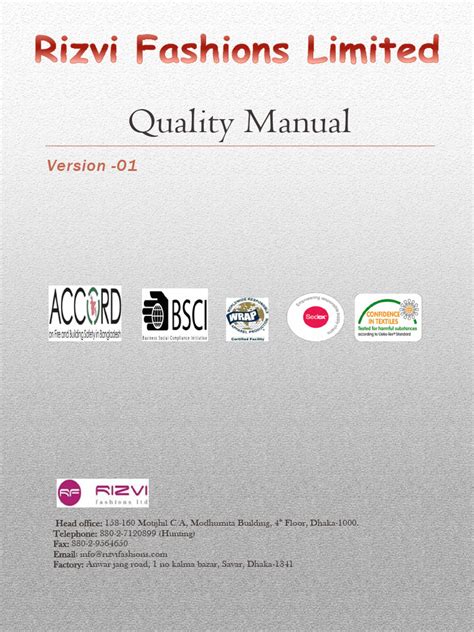 d 2 quality manual pdf quality assurance secondary sector of the