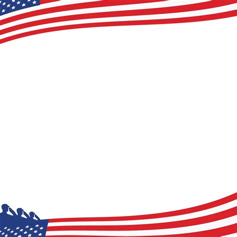 Free Veterans Day Border Clipart Template To Edit Online