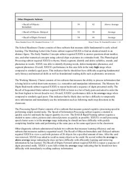 Differential Ability Scales Template DAS II DAS II NU TPT