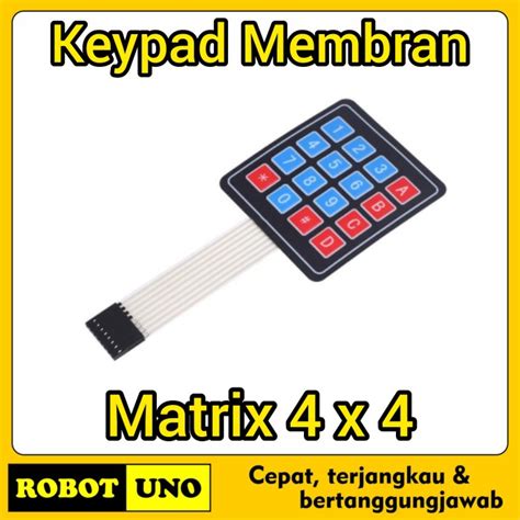 Jual Keypad Membran X Matrix Keypad X Keypad Keypad Membran Kota Medan Robot Uno