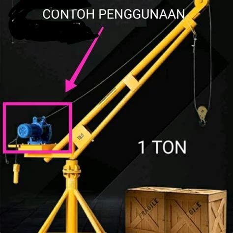 Jual Motor Dinamo Hoist Katrol 1 Ton 30 Meter Shopee Indonesia