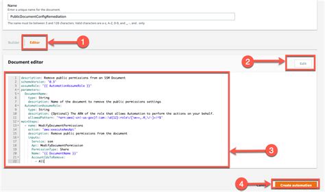 Monitor For Public Aws Systems Manager Custom Documents With Aws Config Rules Aws Cloud