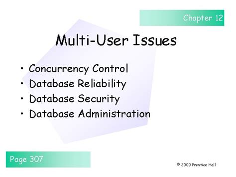 Database Processing Chapter 12 Managing Multiuser Databases David