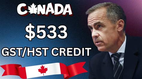 533 Gst Hst Credit Direct In Your Cra Account Check How To Claim Eligibility