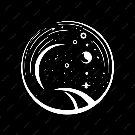 Premium Vector Celestial Minimalist And Simple Silhouette Vector