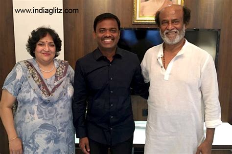 Lyca Raju Mahalingam Meets Rajinikanth At Poes Garden Residence Tamil