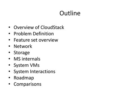Cloud Stack Overview Pptx