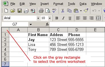Excel Xp Enter Edit And Delete Data