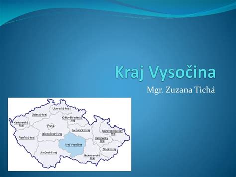 PPT Kraj Vysočina PowerPoint Presentation free download ID 6289081