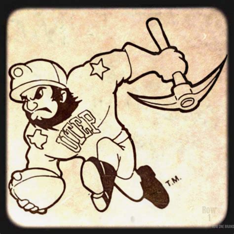 1984 Utep Miner Viewfinder Slide Art By Row One Brand Wall Art