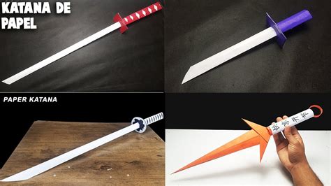 4 Easy To Make Paper Swords YouTube 4 Easy To Make Paper Swords YouTube