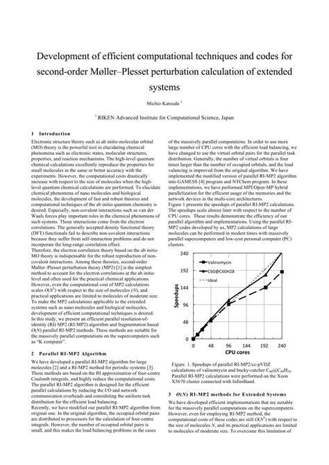 Pdf Development Of Efficient Computational Techniques And Codes For Second Order Møller