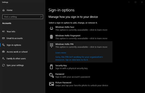 Can T Disable PIN Login On Windows Super User