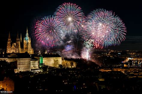 Новогодний салют в Праге 2018 | Свадебный фотограф в Праге
