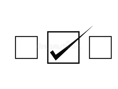 Checkmark And Voting Satisfaction Conceptconfirm The Customer S Choice