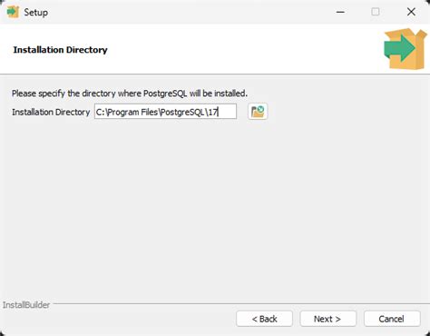 Установка Postgresql 17 в Windows
