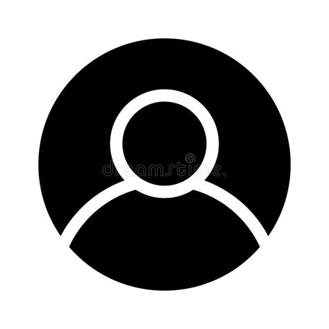 User Profile Stock Vector Illustration Of Glyph Profile 339640453